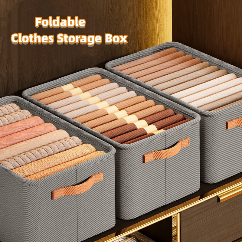 Foldable Large Clothes Storage Box Wardrobe Closet Drawer Storage ...