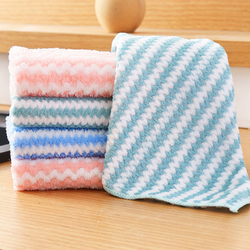 Microfiber Cleaning Cloth and Reusable Kitchen Towel Dish Cloth High ...