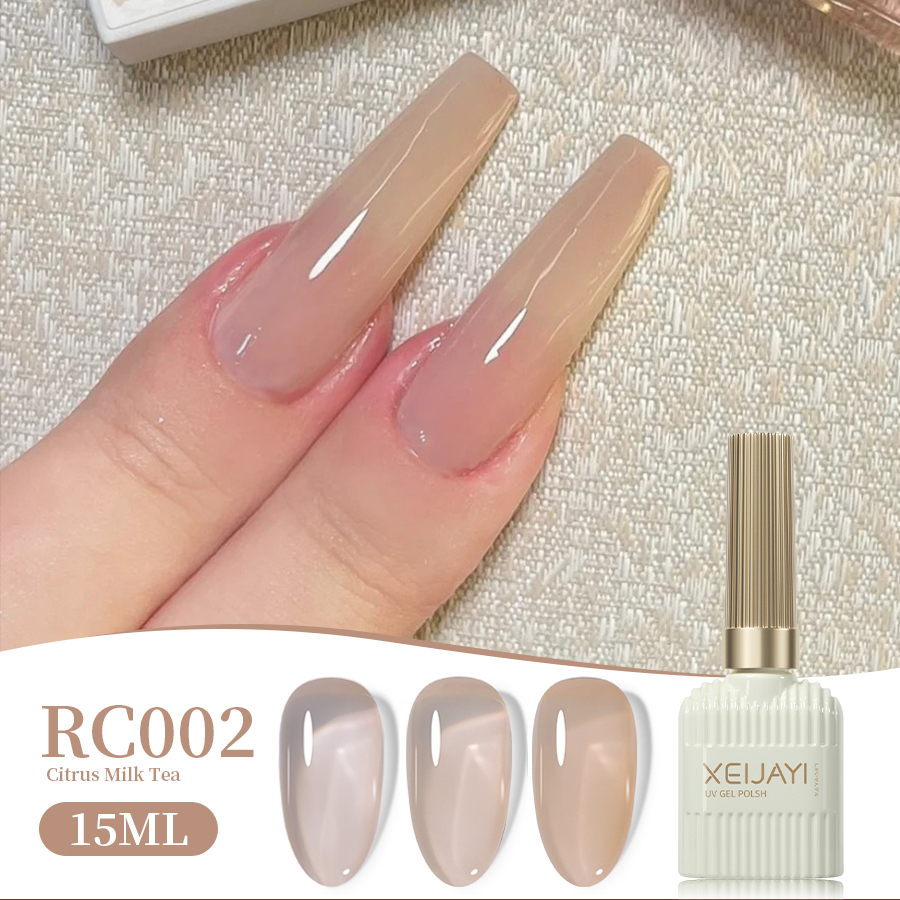 XEIJAYI 1Pc 15Ml Gel Nail Polish,Gel Nails Art , UV/LED Soak Off For ...
