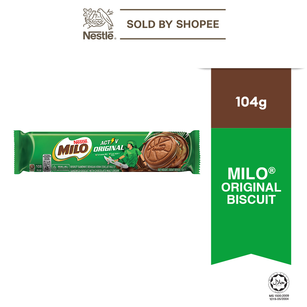 NESTLE MILO Original Biscuit (104g) | Shopee Malaysia