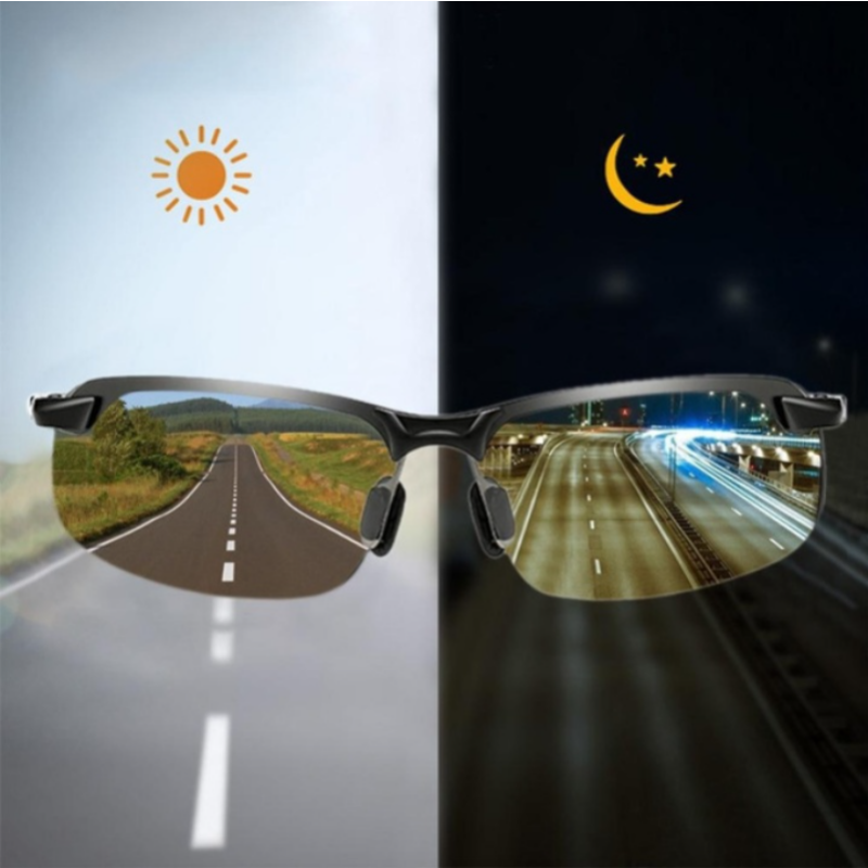Polarized Light-changing Color-changing Sunglasses Men's Driving ...