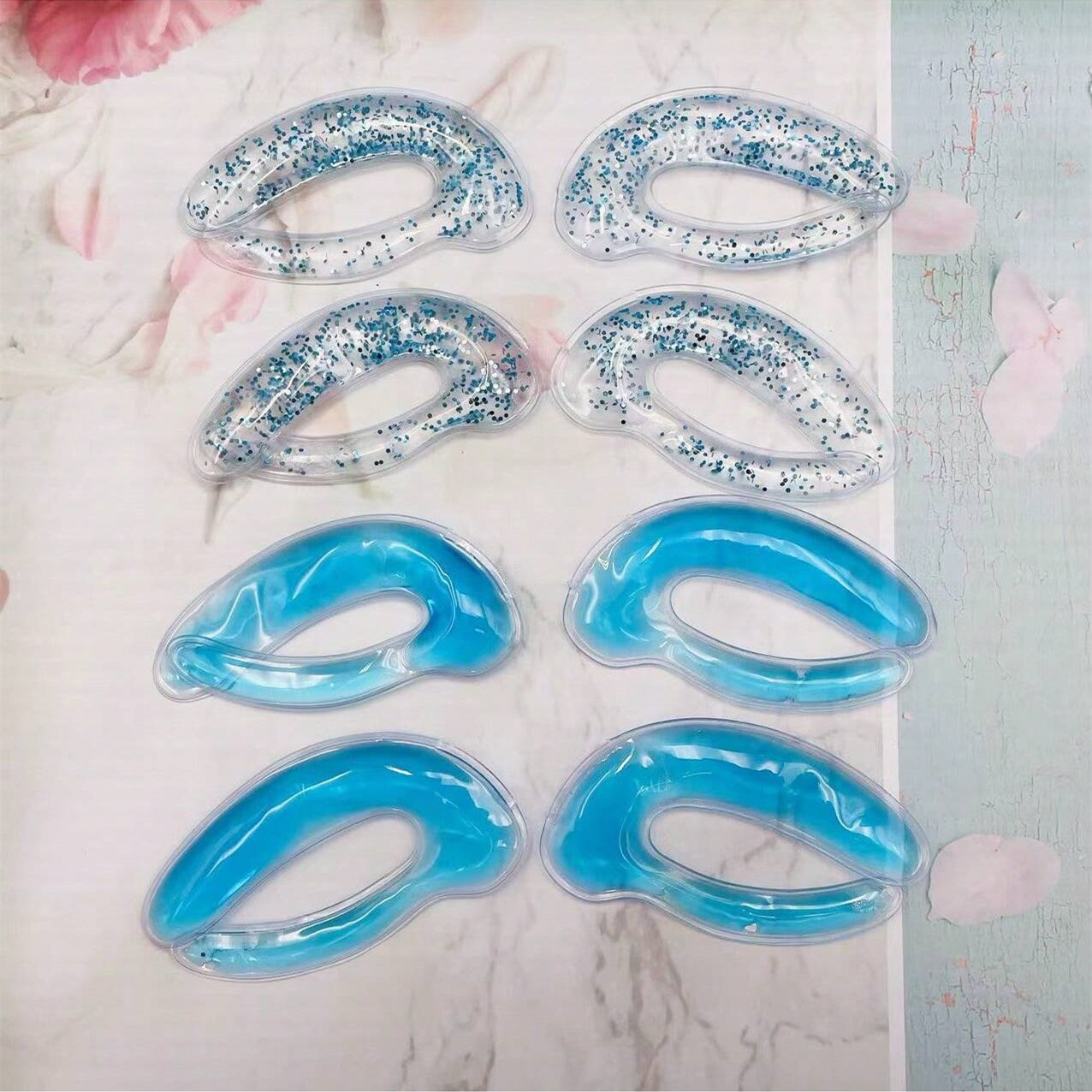 2 Pieces of Gel Ice Eye Mask, Cold Warm Ice Patch, Relieve Eye Fatigue ...