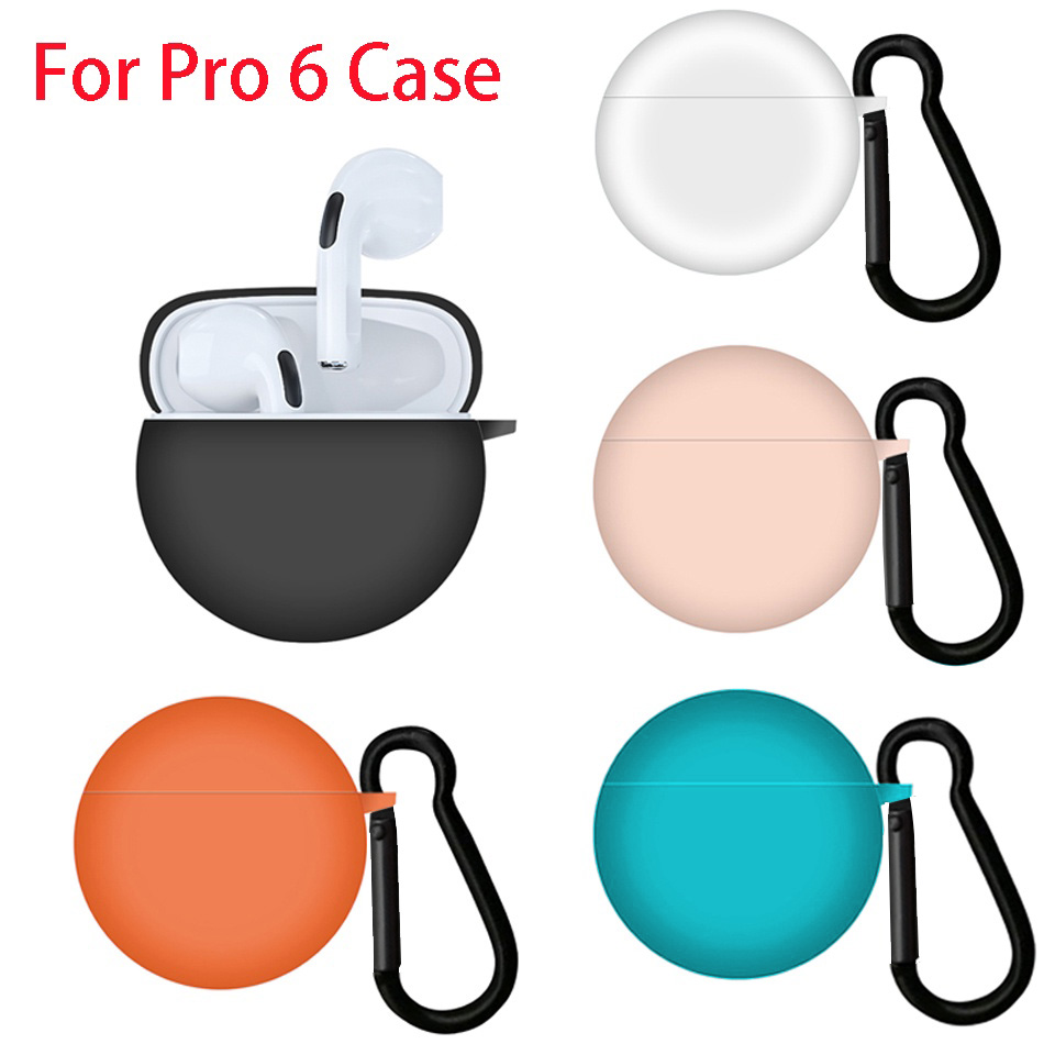 TWS Pro6 Case Bluetooth Pro 6 Cover Silicon Jelly Case Anti-fall Soft ...