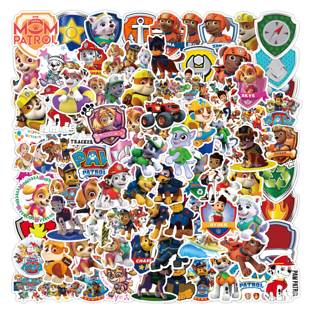 100 pcs Unique Creative Anime Stickers, Cartoon Vinyl Stickers ...