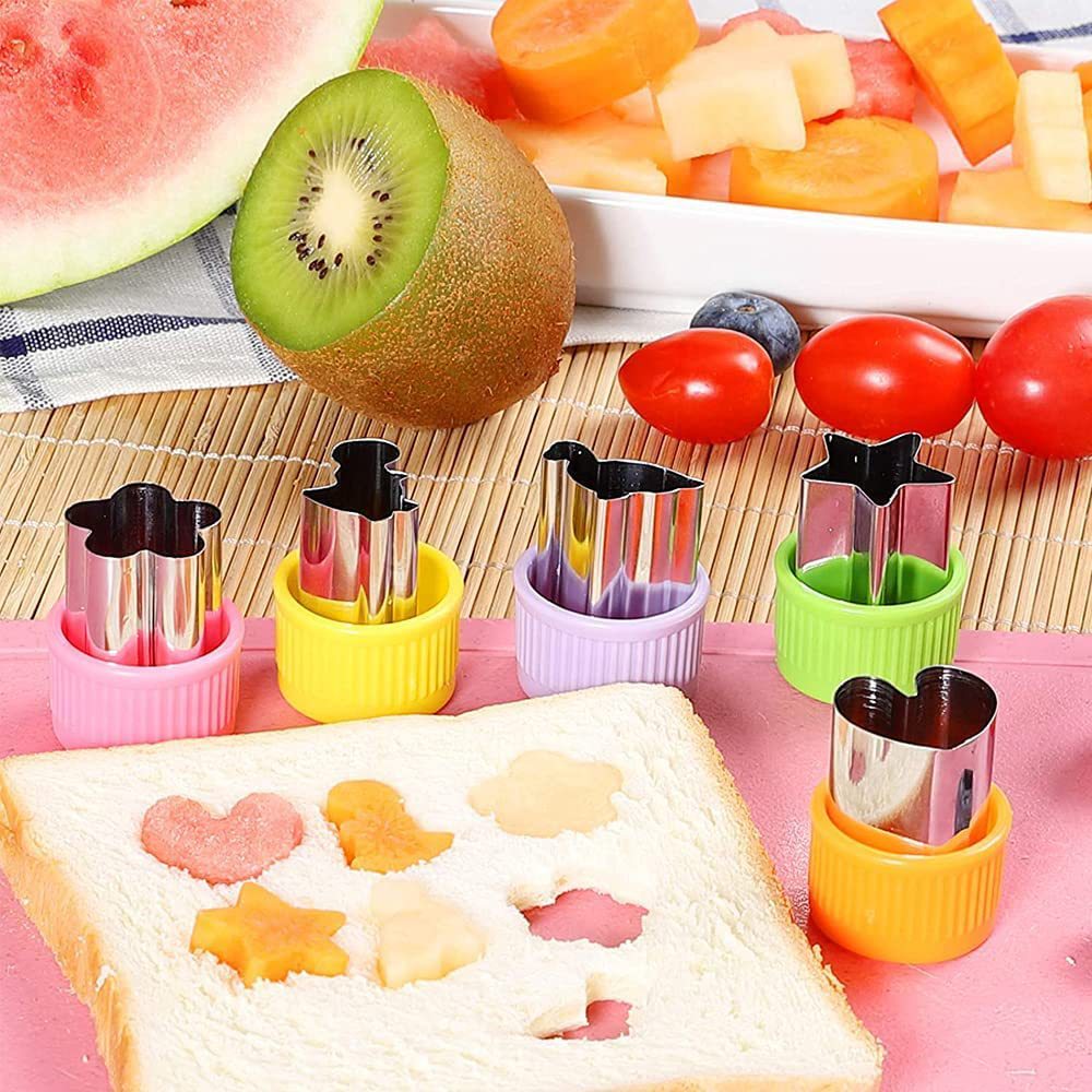 Diy 20 Piece Mold Fruit Cutting Tool Set, Stainless Steel Vegetable And ...