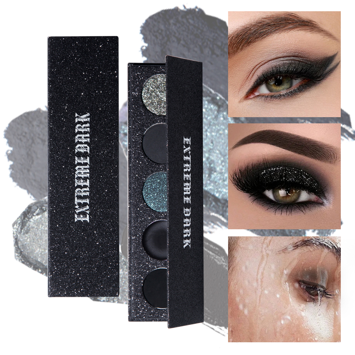 Extremely Black Five-Color Eyeshadow Palette 5-Color Eyeshadow Palette ...