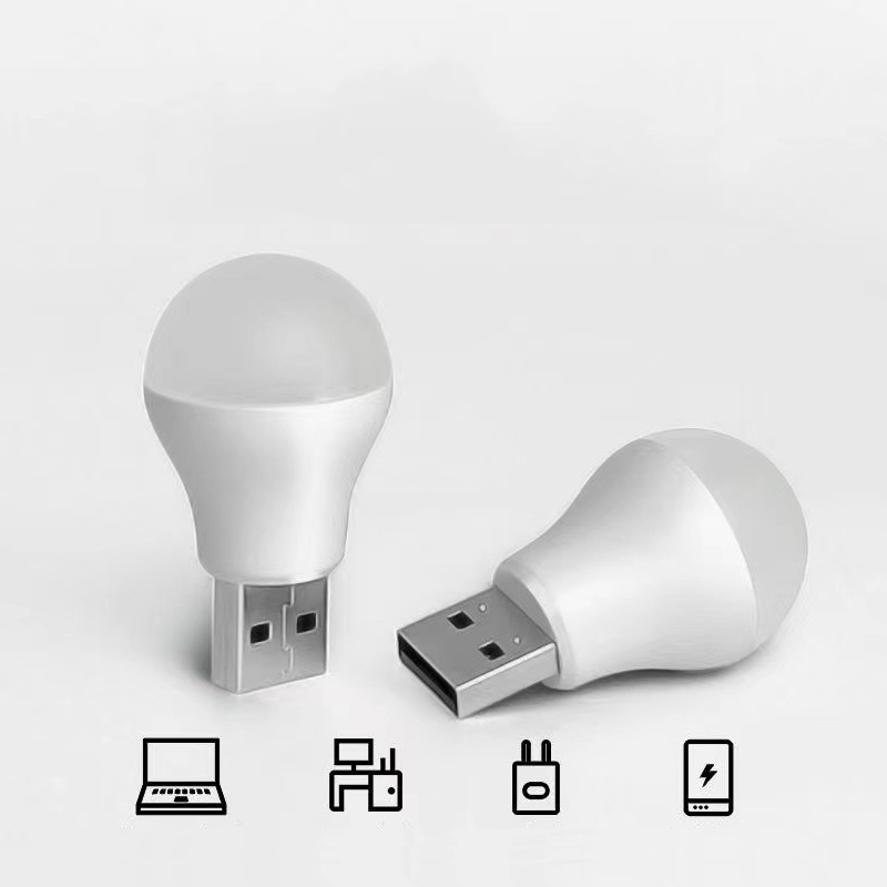 USB Plug Lamp Computer Mobile Power Charging Small Book Lamps LED Eye ...