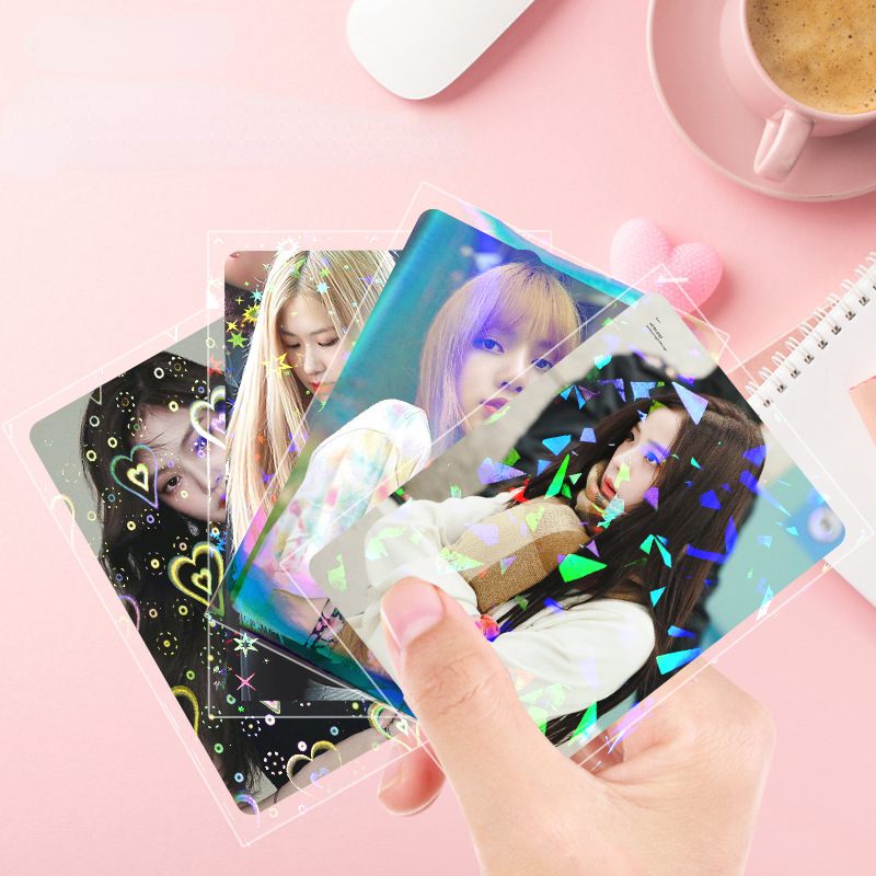 50pcs Heart Photocard Sleeves Toploader Protector Unseal Inner Sleeves ...