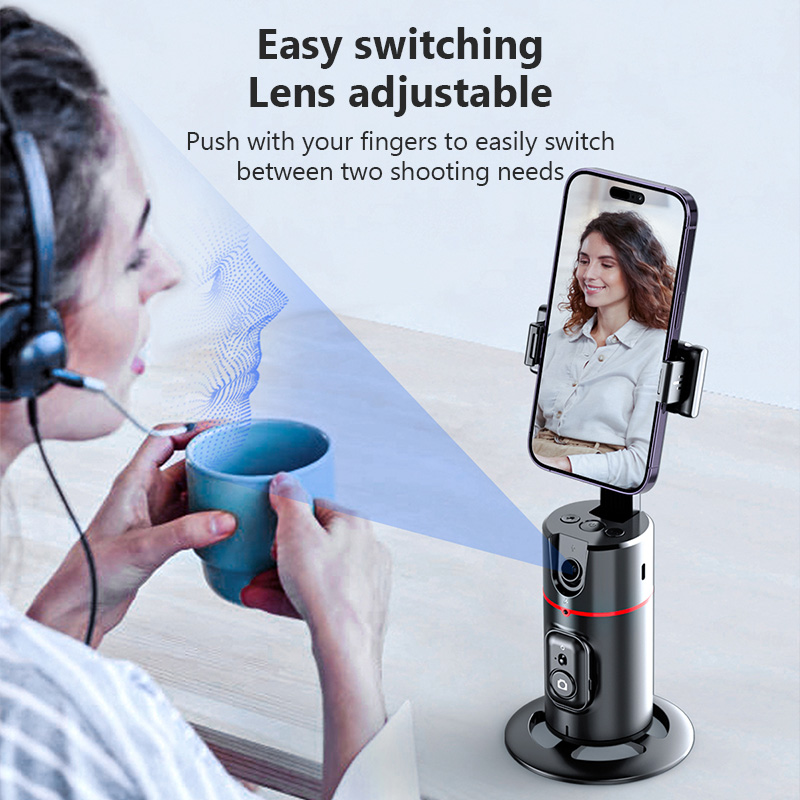 Mobile Phone Tracking Pan Tilt, Intelligent Facial Tracking, Rotatable ...