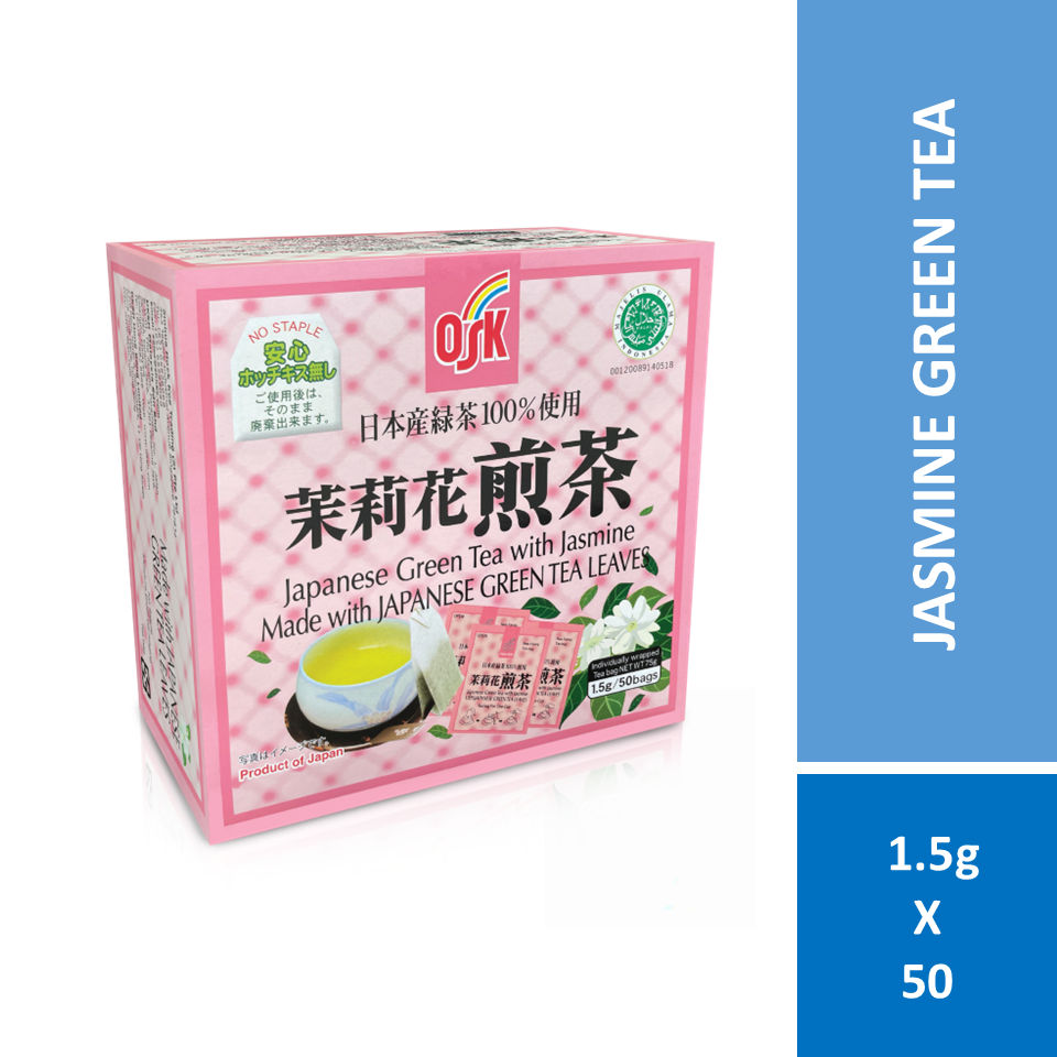 OSK JASMINE GREEN TEA 1.5G X 50 | Shopee Malaysia