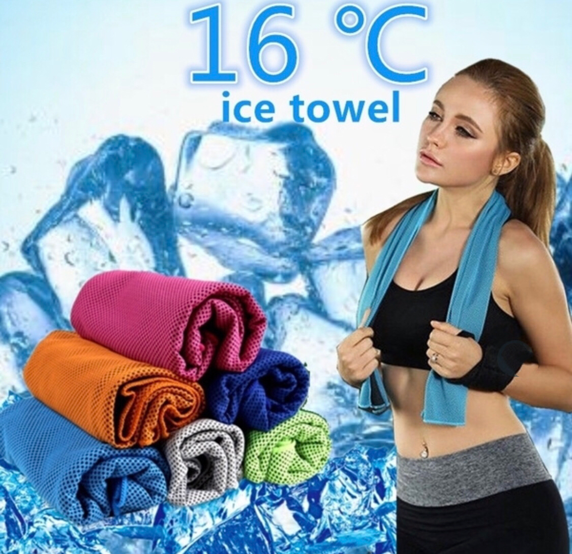 Sport Cooling Towel Microfiber Instant Cool Ice Face Towels for Gym ...