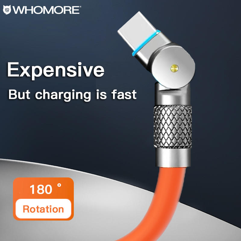 Liquid Silicone Cable Super Fast Charging Mobile Phone Charger Elbow ...