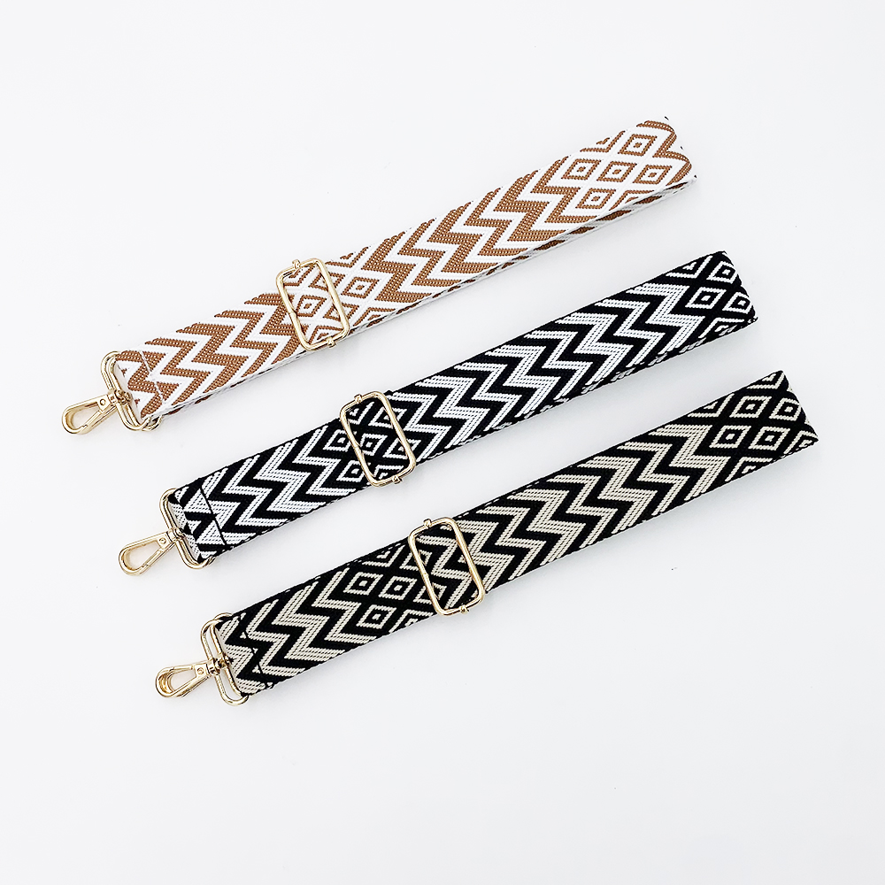1 Piece Adjustable Jacquard Knitted Shoulder Straps for Women's Bags 3 ...