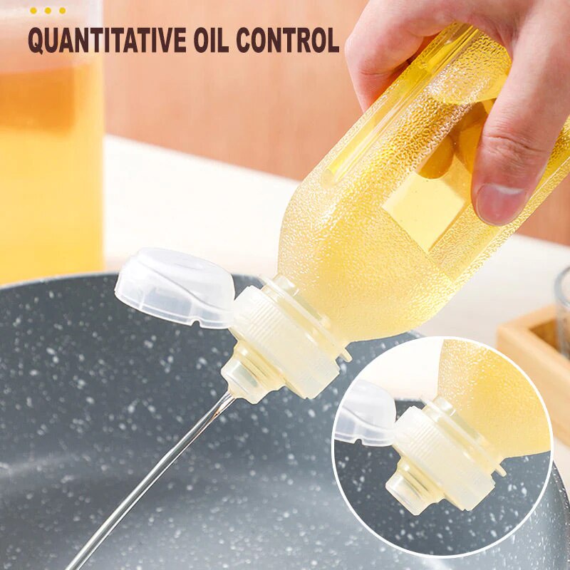 Oil bottle kitchen condiment squeeze bottle oil leak proof spray bottle ...