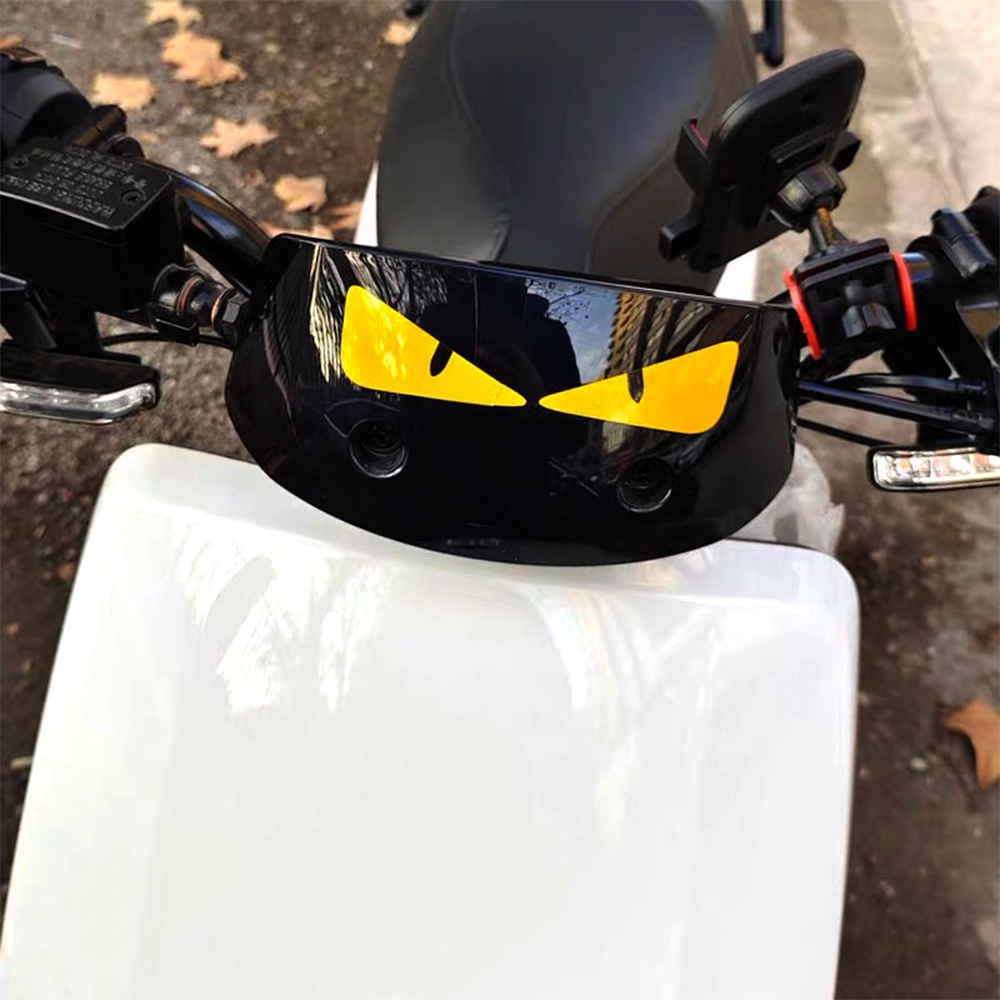 1 Pair Reflective Demon Eyes Motorcycle Sticker Funny Stickers Hokage ...