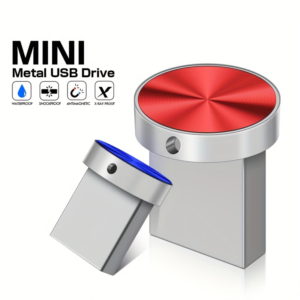 Metal 128GB mini USB flash drive, waterproof USB flash drive, high ...