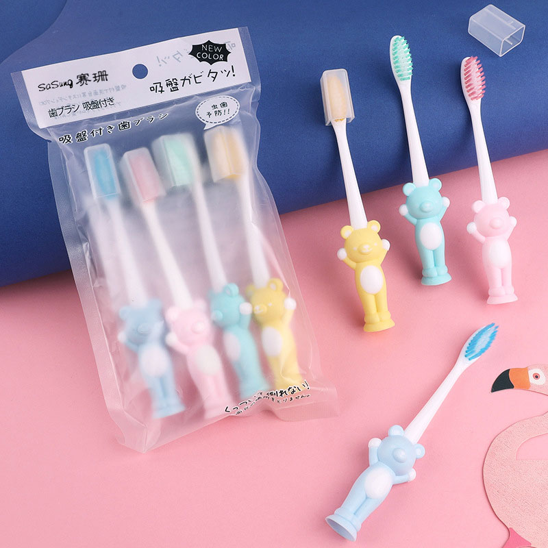 4pcs Macaron Cartoon Little Rabbit and Little Bear Children's ...