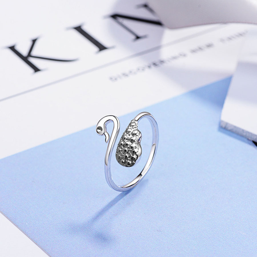 12pcs Adjustable Knitting Crochet Ring Knitting Ring Crochet Ring Swan ...