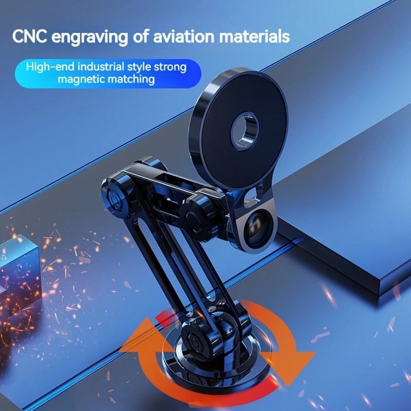 Foldable Robotic Arm Magnetic Suction Phone Holder, Car Phone Holder ...