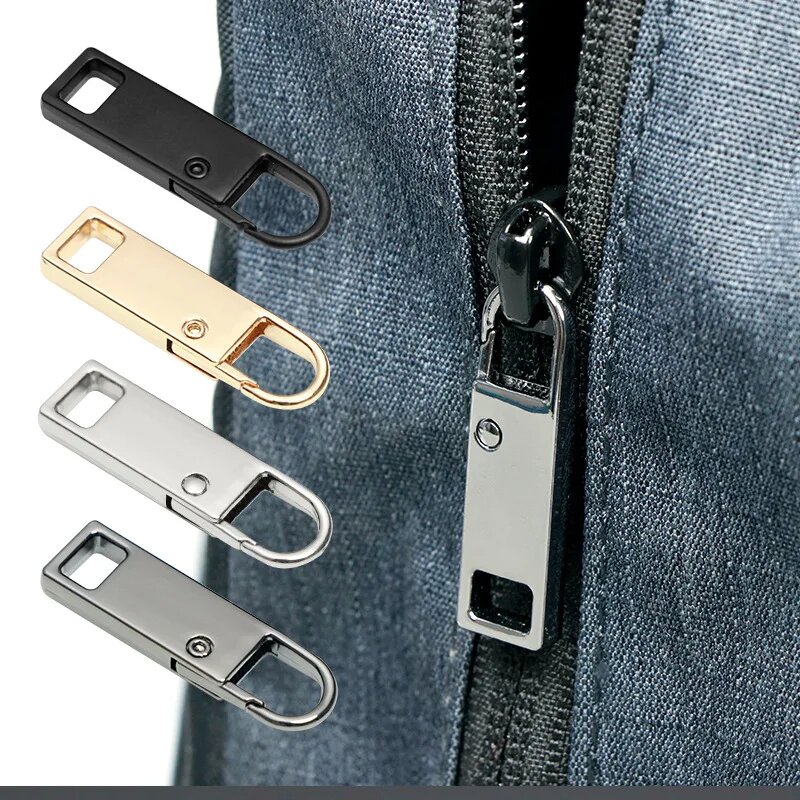 4pcs Detachable Zipper Pull, Multi Color Replacement Zipper Accs For ...
