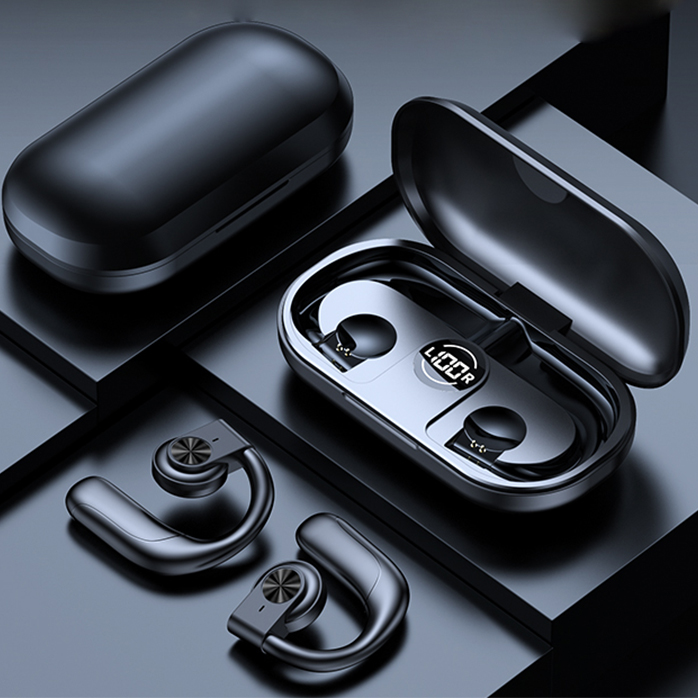 True Wireless On-Ear Sports Headset Music Comfort Hanging Earbuds Tws ...