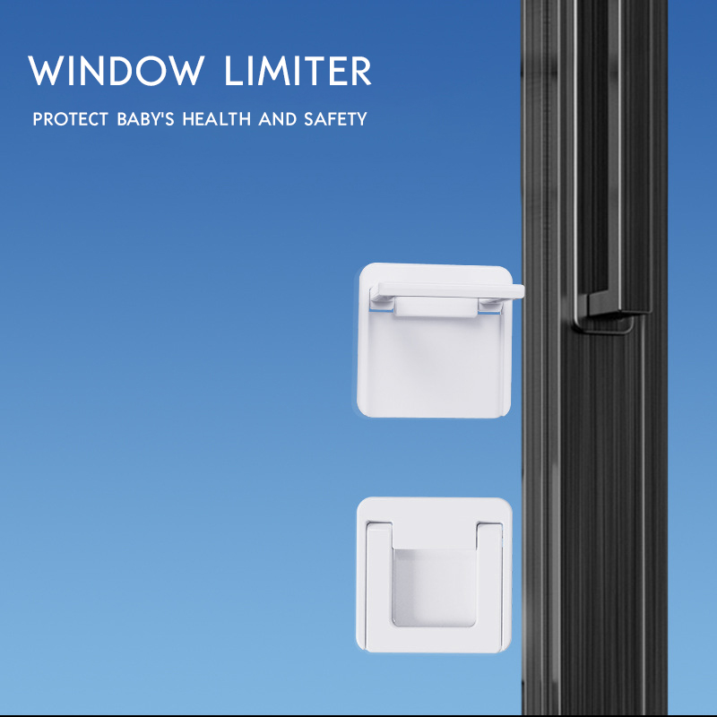 H19 Door Window Lock Stopper Adjustable Thick Sliding Safety Anti Theft ...