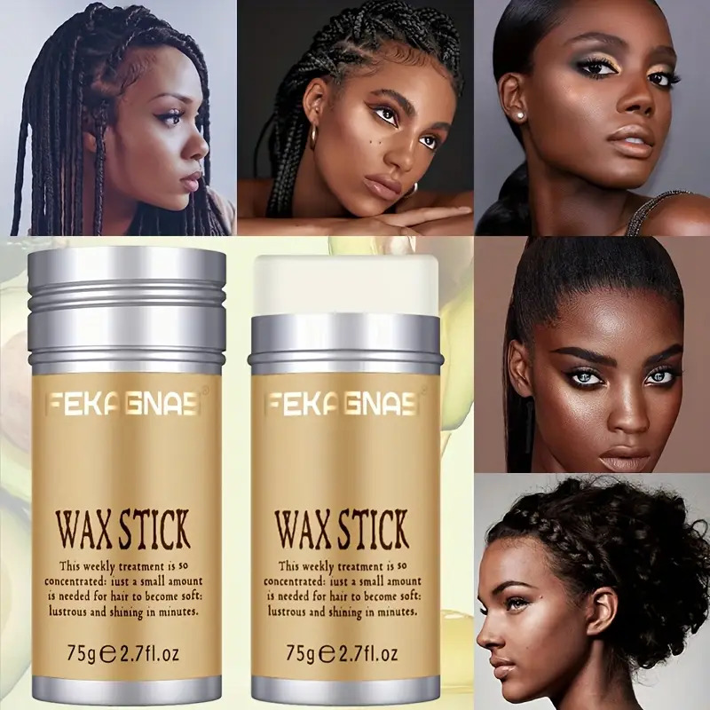 75g Hair Wax Stick for Men & Women: Long-lasting Hold, Smooths Frizz ...