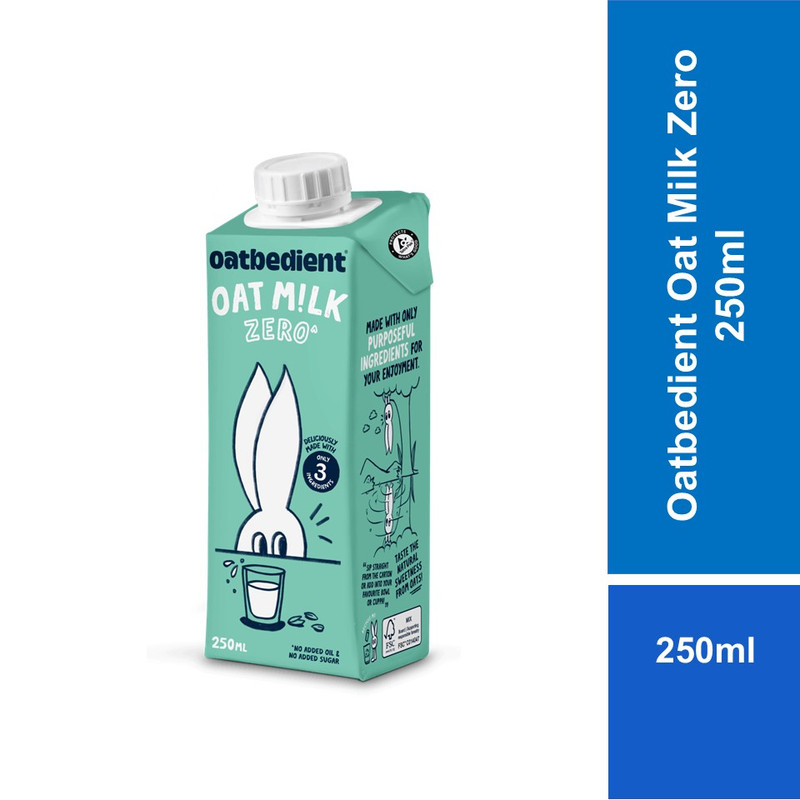Oatbedient Oat Milk Zero 250ml | Shopee Malaysia