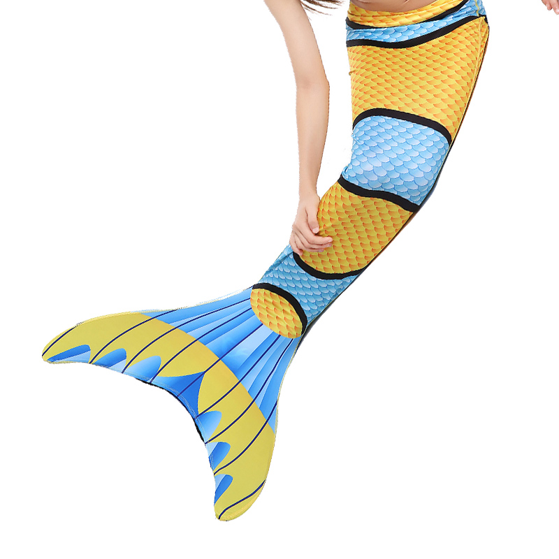Nemo Style Mermaid Tails for Kids Swimming Girls Bathing Suits Swimsuit ...