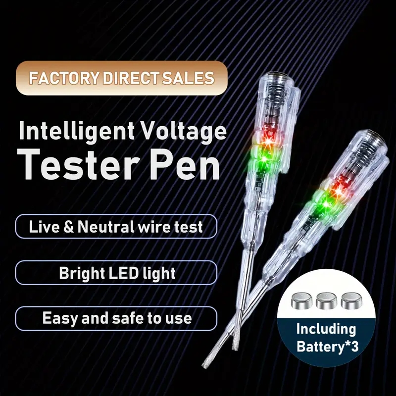 Responsive Electrical Tester Pen,Portable Electrical Circuit Tester Pen ...