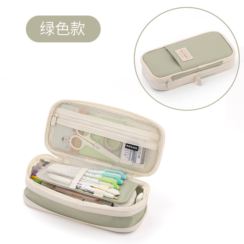 High-quality Pencil Case Double-Layer Large-Capacity Pencil Case ...