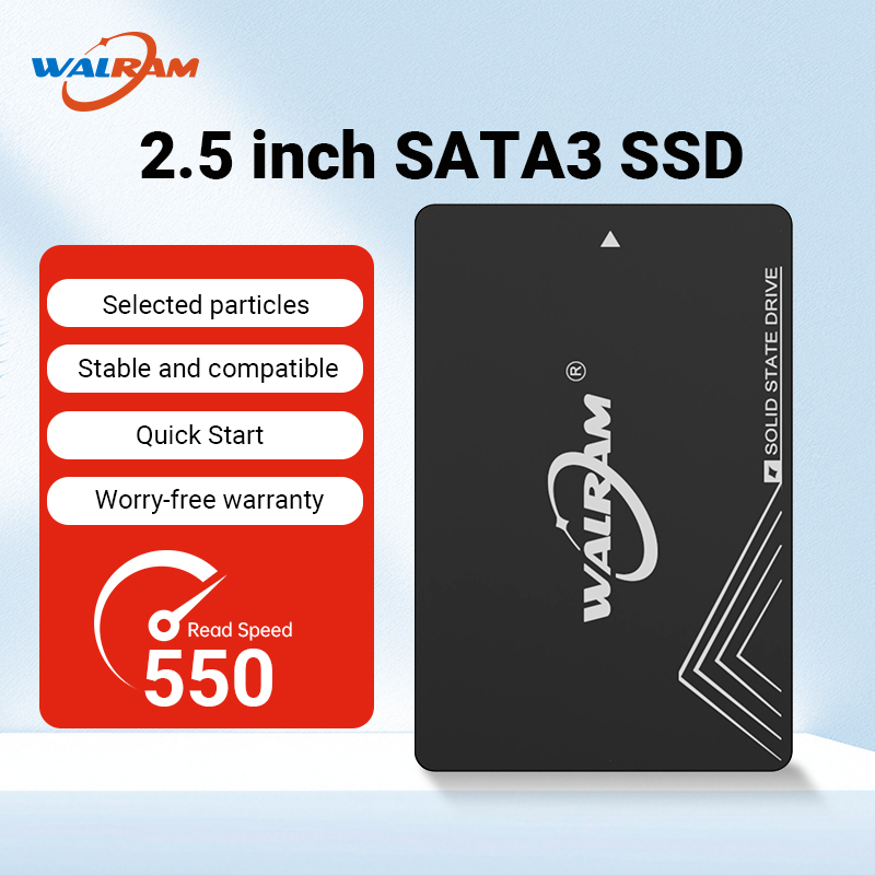 WALRAM 512GB 2.5 Inch Internal SSD SATA3 Solid State Drive for Desktop ...
