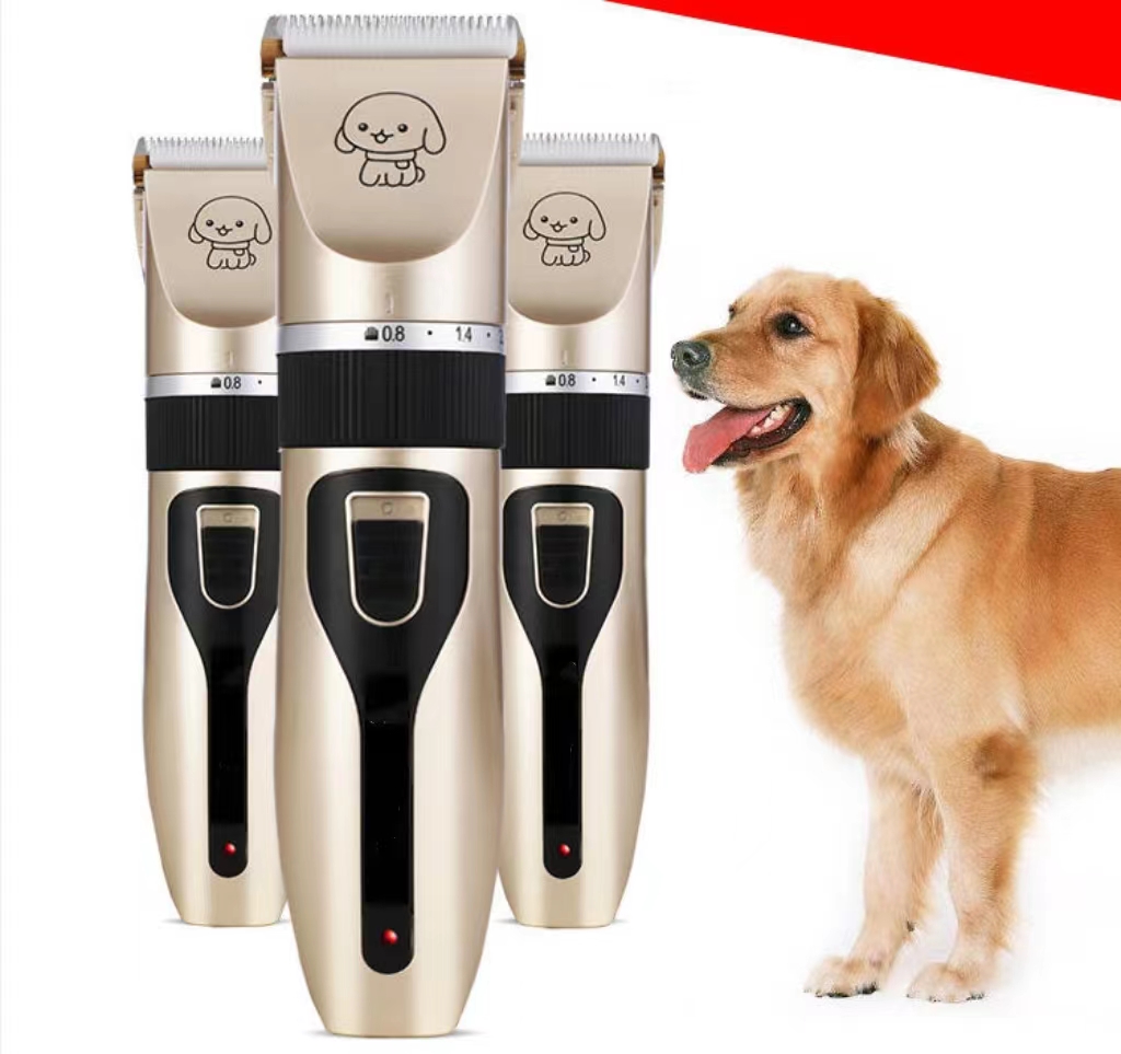 Pet hair trimmer Pet hair trimmer Electric clippers Dog hair pusher ...
