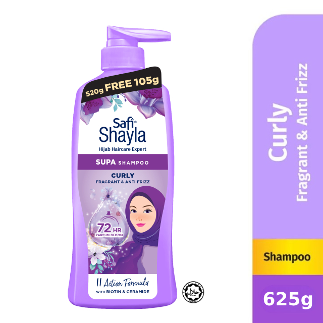 Safi Shayla Supa Curly, Anti Frizz & Fragrant Shampoo 625g | Shopee ...