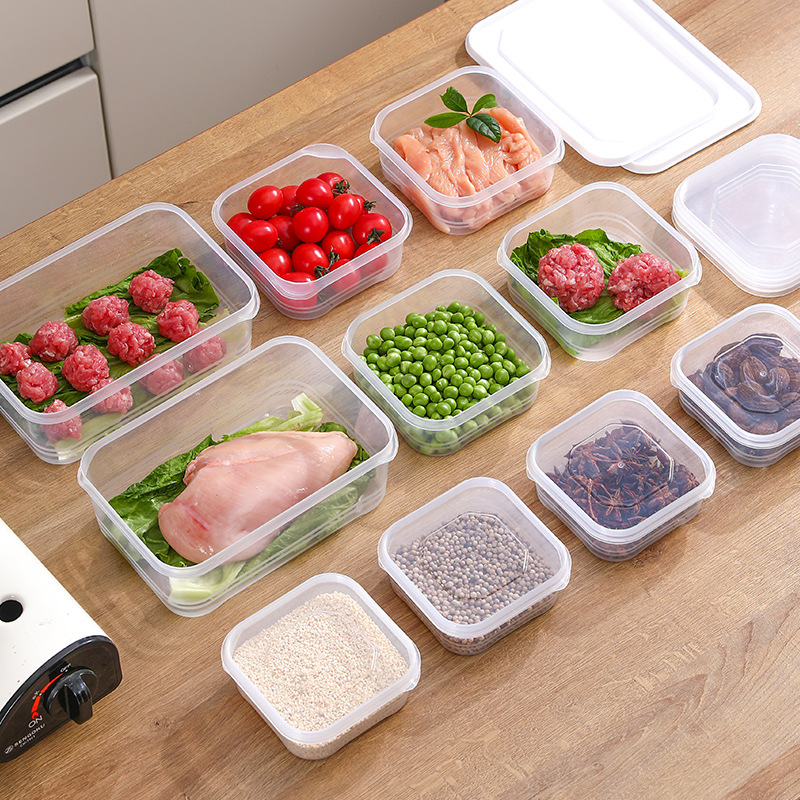 Food storage box Vegetable frozen layer frozen meat refrigerator food ...