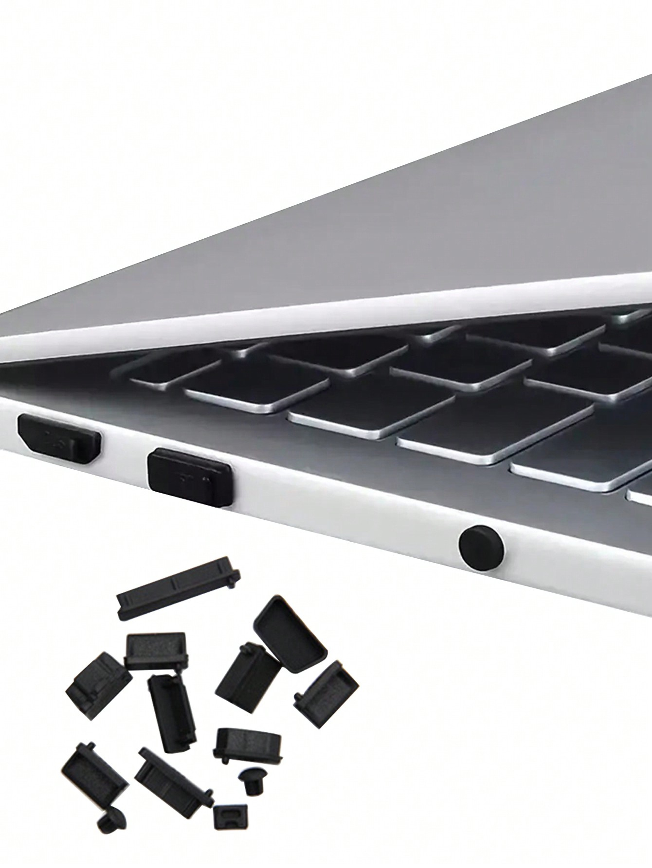 10 Pcs 16 Pcs Multiple Colors Silicone Dust Plug Set Laptop Protectors ...