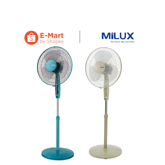 Milux Stand Fan (MSF-1601 / 1601SE) | Shopee Malaysia