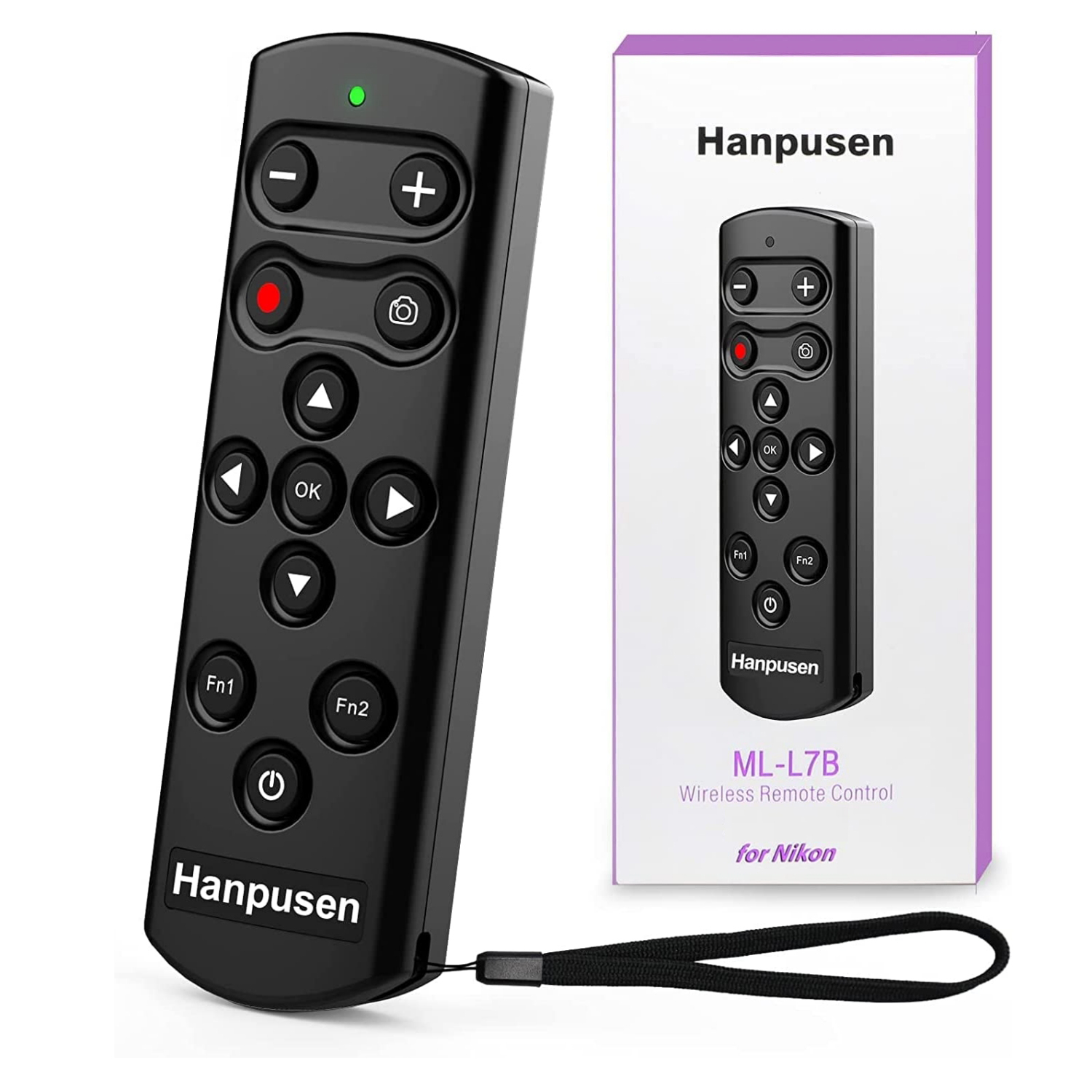 Hanpusen Wireless Remote Control Commander for Nikon Z30, Z6II Z7II Zfc ...