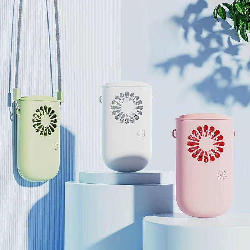 Shipped pink -USB Mini Small Fan Cartoon Handheld Fan Portable Outdoor ...