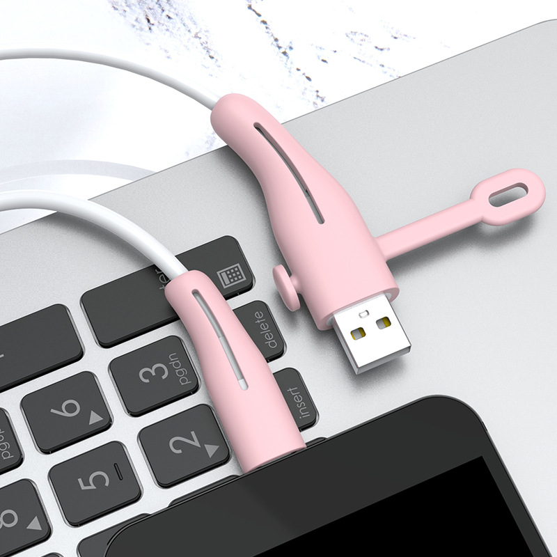 Data Cable Protector Silicone Anti-break Charging Cable Protector Data ...