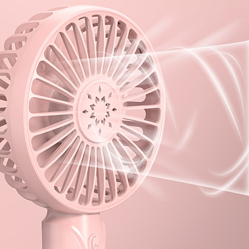Mini Fan Rechargeable Portable Handheld Handy USB Personal Cooling ...