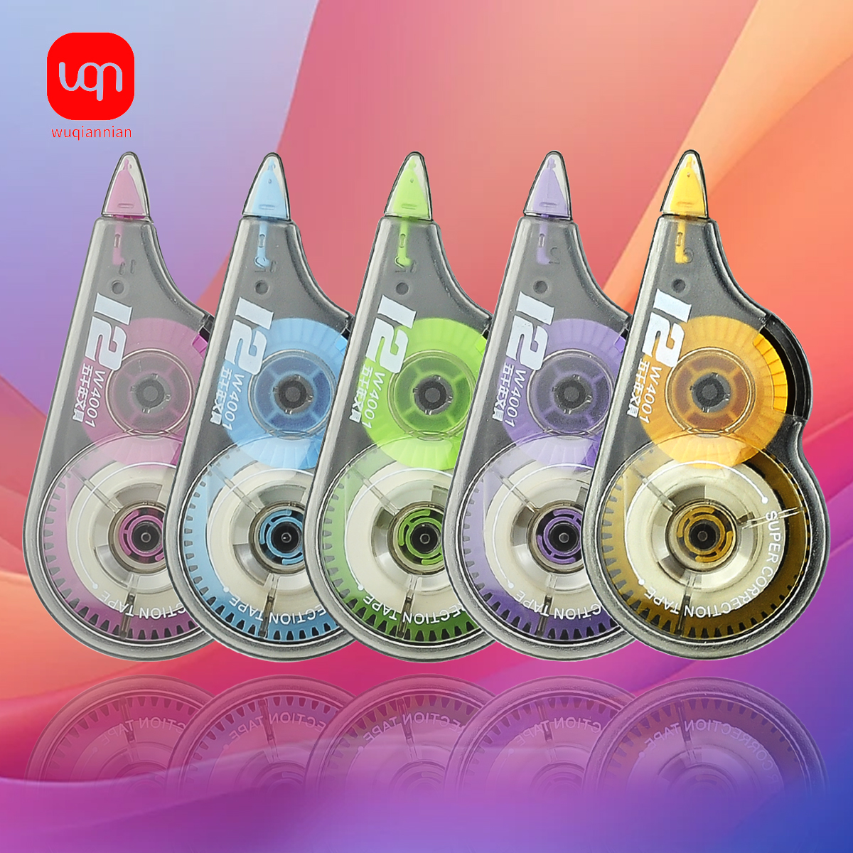 Cool black correction tape, transparent visible capacity, large and ...