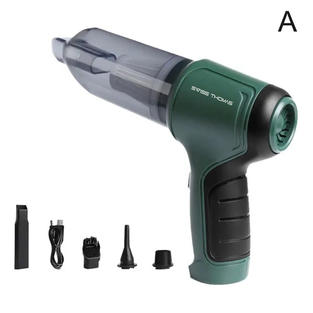 Swiss Thomas ALL IN 1 Cordless Vacuum Cleaner Duster Blower Air Suction ...