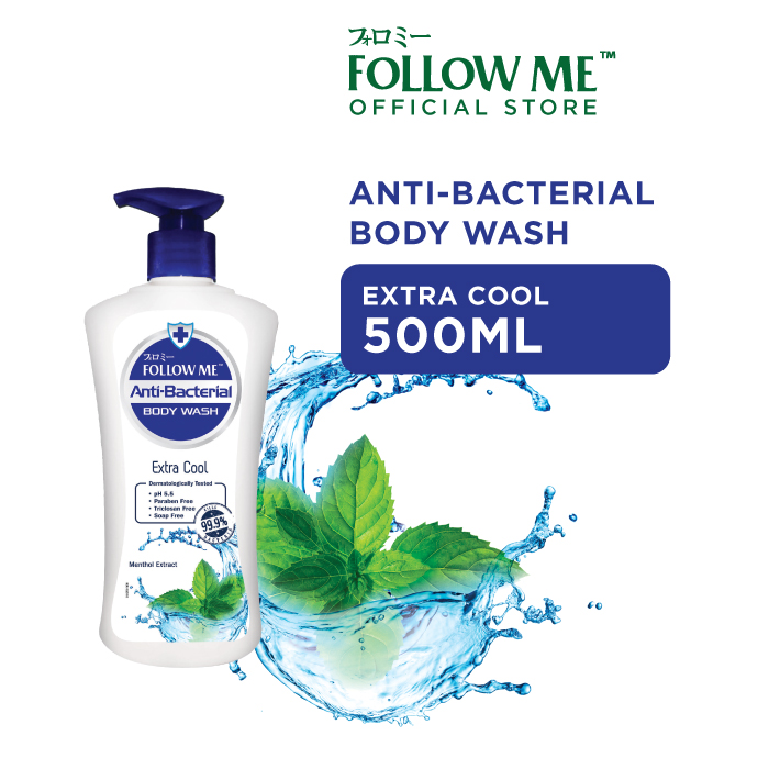 Follow Me Anti-Bacterial Body Wash 500ml (Extra Cool) | Shopee Malaysia