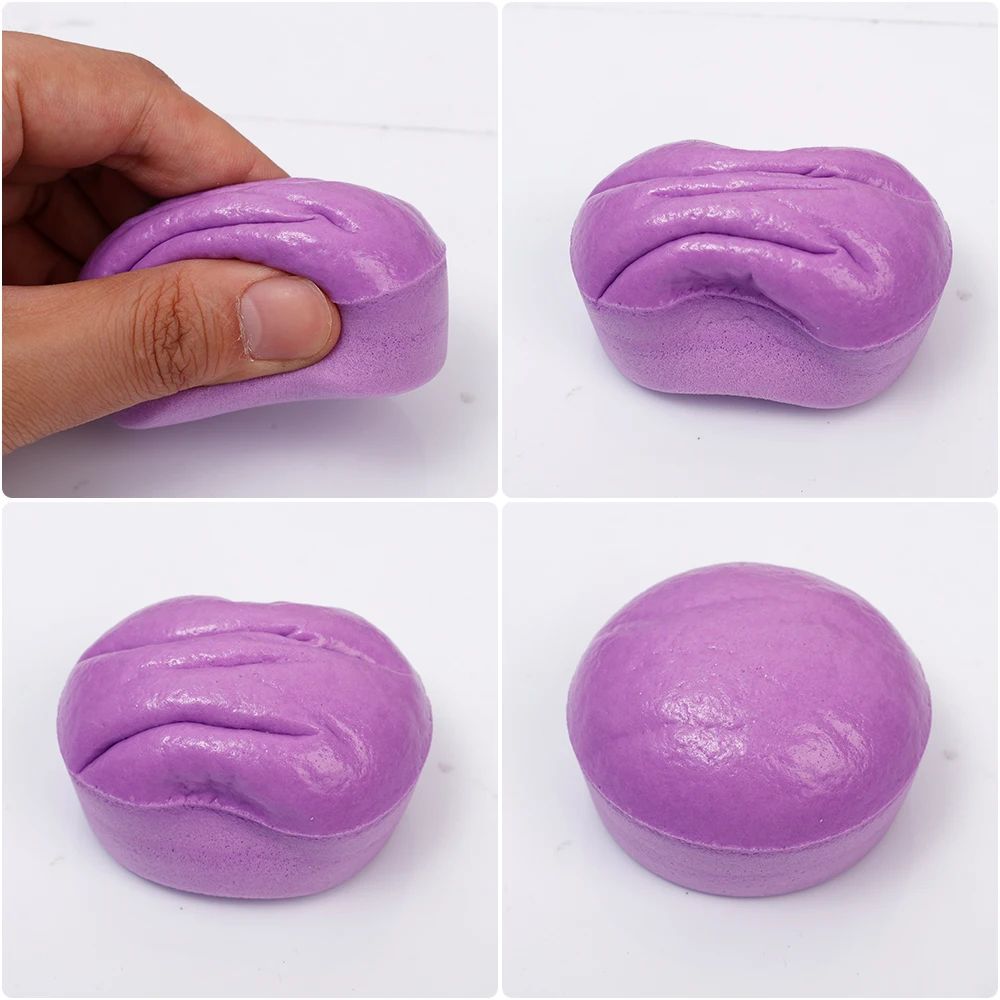5PCS Macaroon Cake Kneading Toys Soft Waxy Extrusion Slow Rebound ...