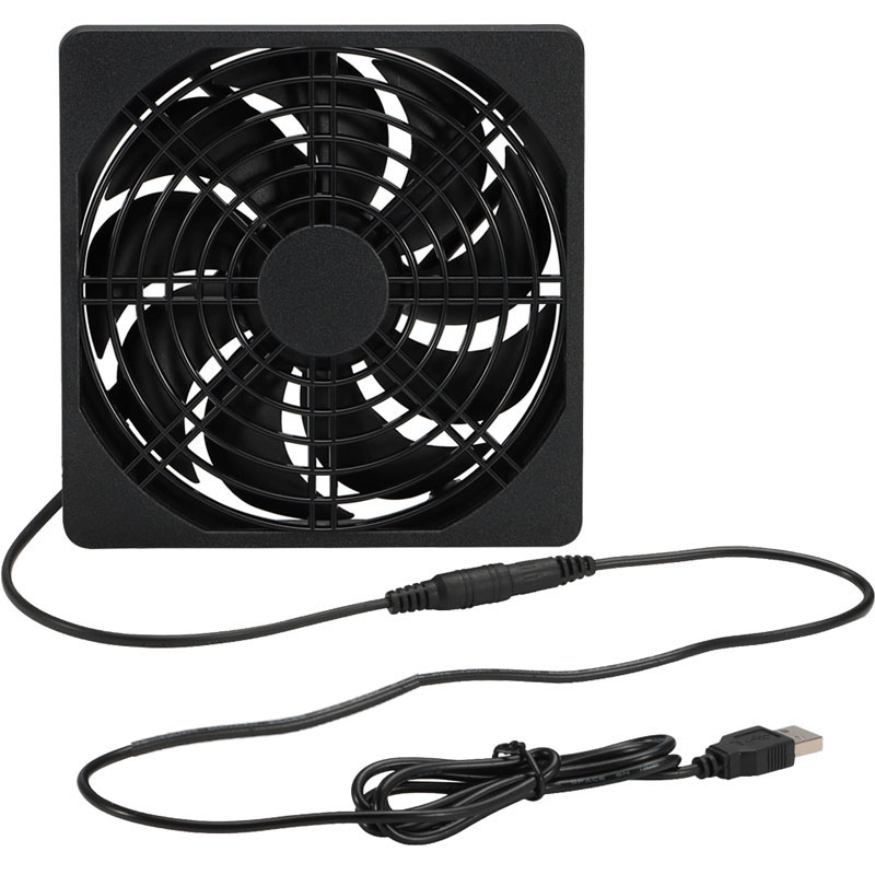 120mm 5V USB Powered PC Router Fans High Cooling Fan for Router Modem ...