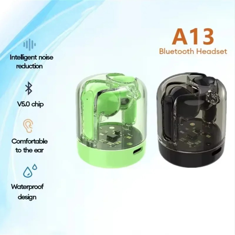 NEW A13 TWS Wireless Bluetooth Earphones 5.3 Headset Waterproof ...