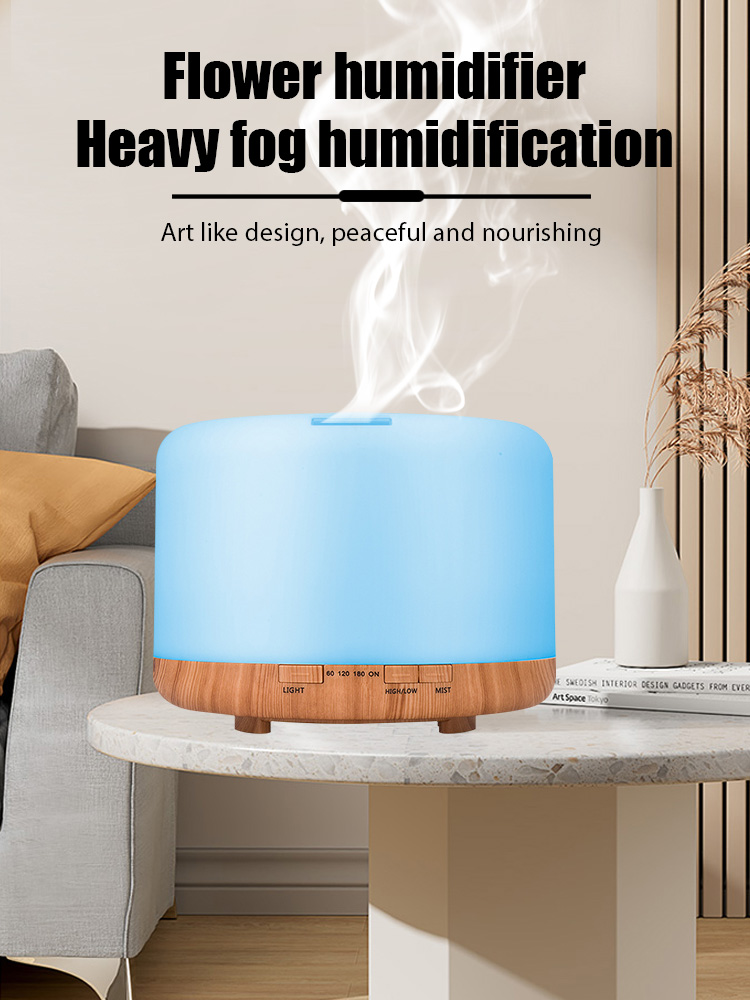 High Quality Energy Efficient Wood Grain Aroma Diffuser Peaceful Nourishing Art Like Design ...