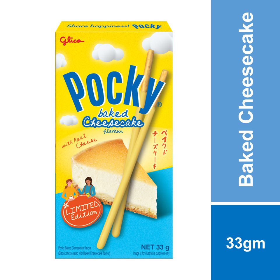 Glico Pocky Baked Cheesecake 33gm (Limited Edition) | Shopee Malaysia