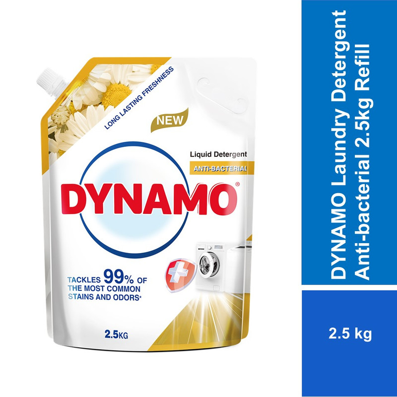 DYNAMO Laundry Detergent Anti-bacterial 2.5kg Refill | Shopee Malaysia